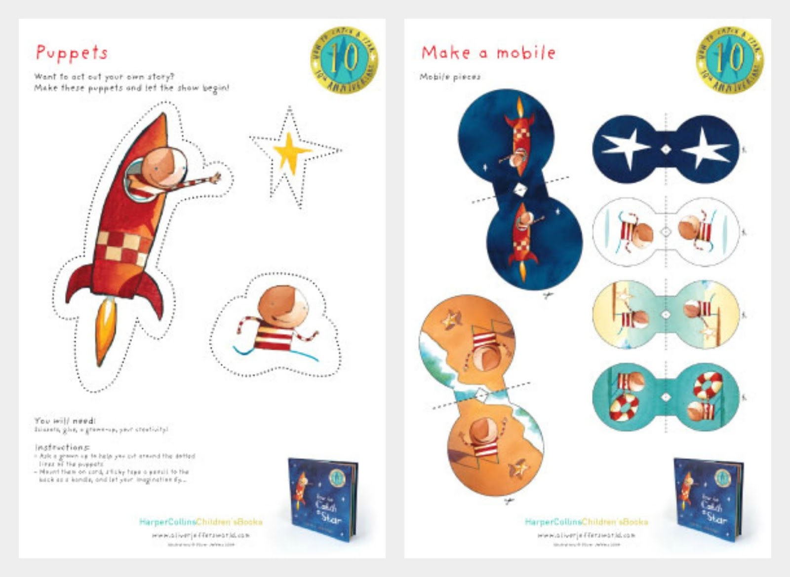 How to Catch a Star: read and sensory play - rubber boots and elf shoes