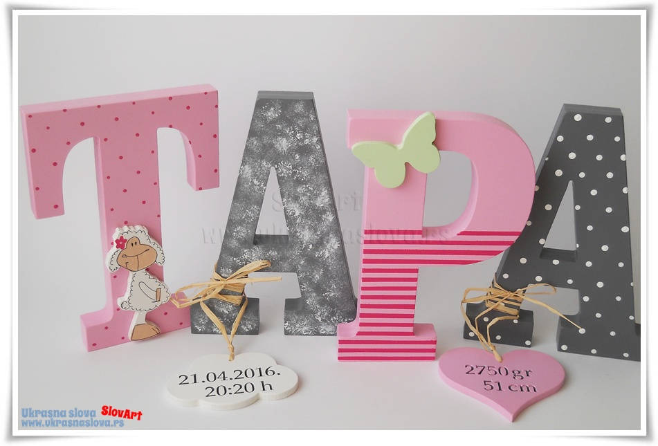 Slova za slatki sto : SlovArt - Ukrasna slova | Ramovi | Satovi | Zidne ...