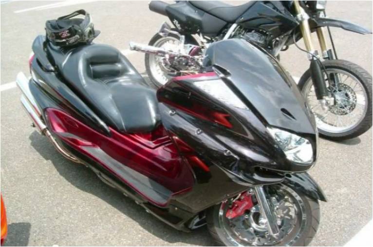 Monster Bego: Modifikasi Motor Matic Gaya Jepang