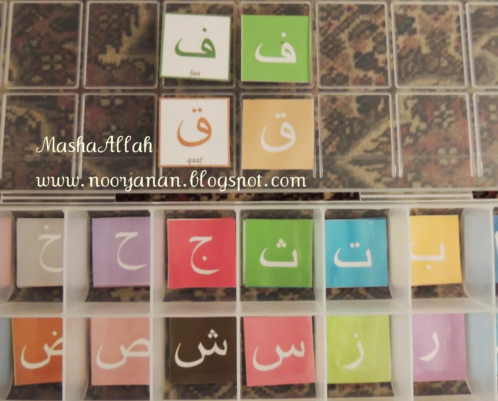 Noor Janan Homeschool: Arabic Letters