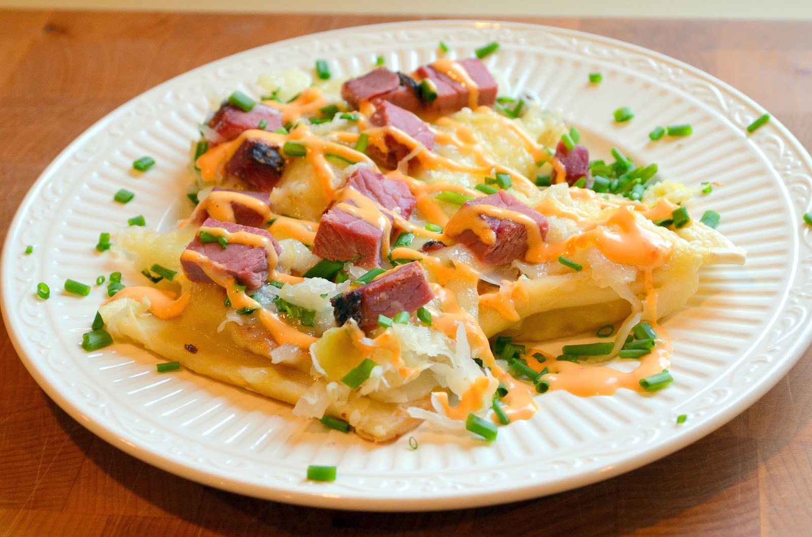 Mennonite Girls Can Cook: One Skillet Pierogie Reuben