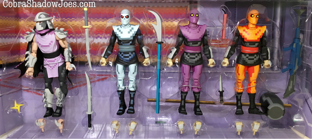 CobraShadowJoes: NECA TOYS SDCC Exclusive Arcade TMNT/FOOT Sets Review