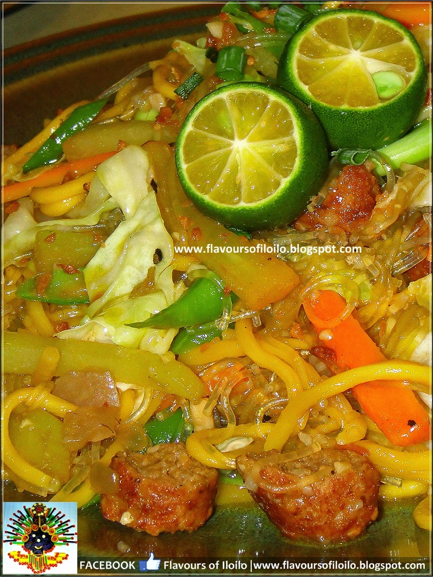 Pancit Bam-i Guisado with Choriso