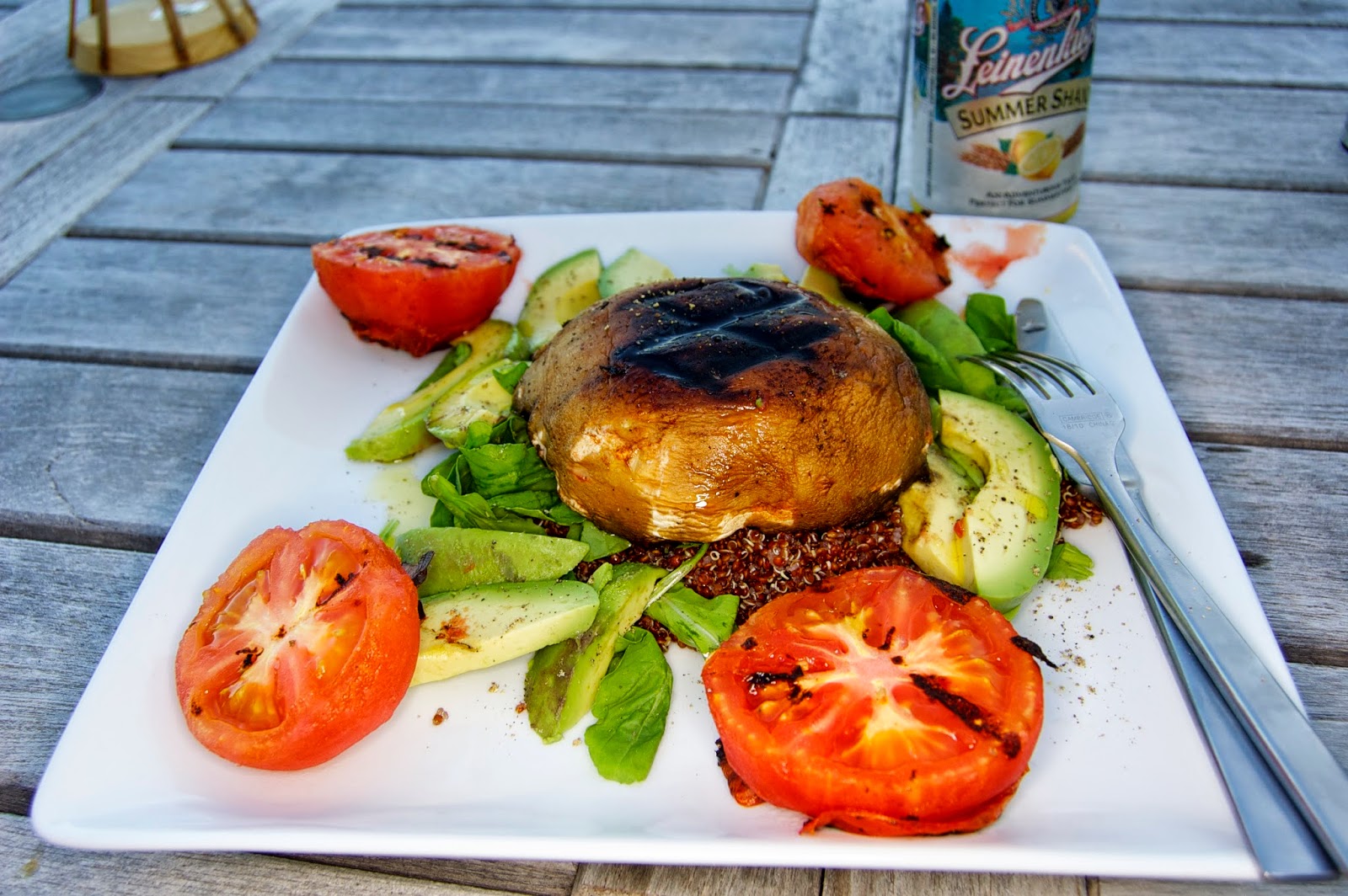 WIFELIFE: Mmmonday- Grilled Mushroom Stack (healthy, vegan bbq option)