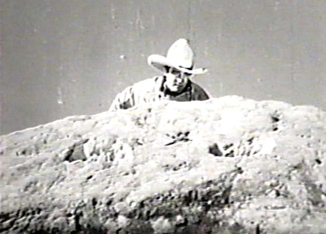 Iverson Movie Ranch: Someone carved footholes in a rock for cowboy hero ...
