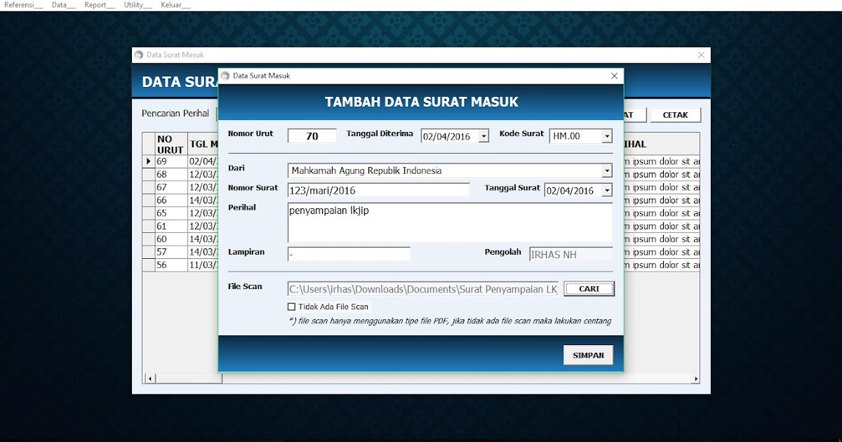 Aplikasi Surat Masuk Dan Surat Keluar Berbasis Web - Delinewstv
