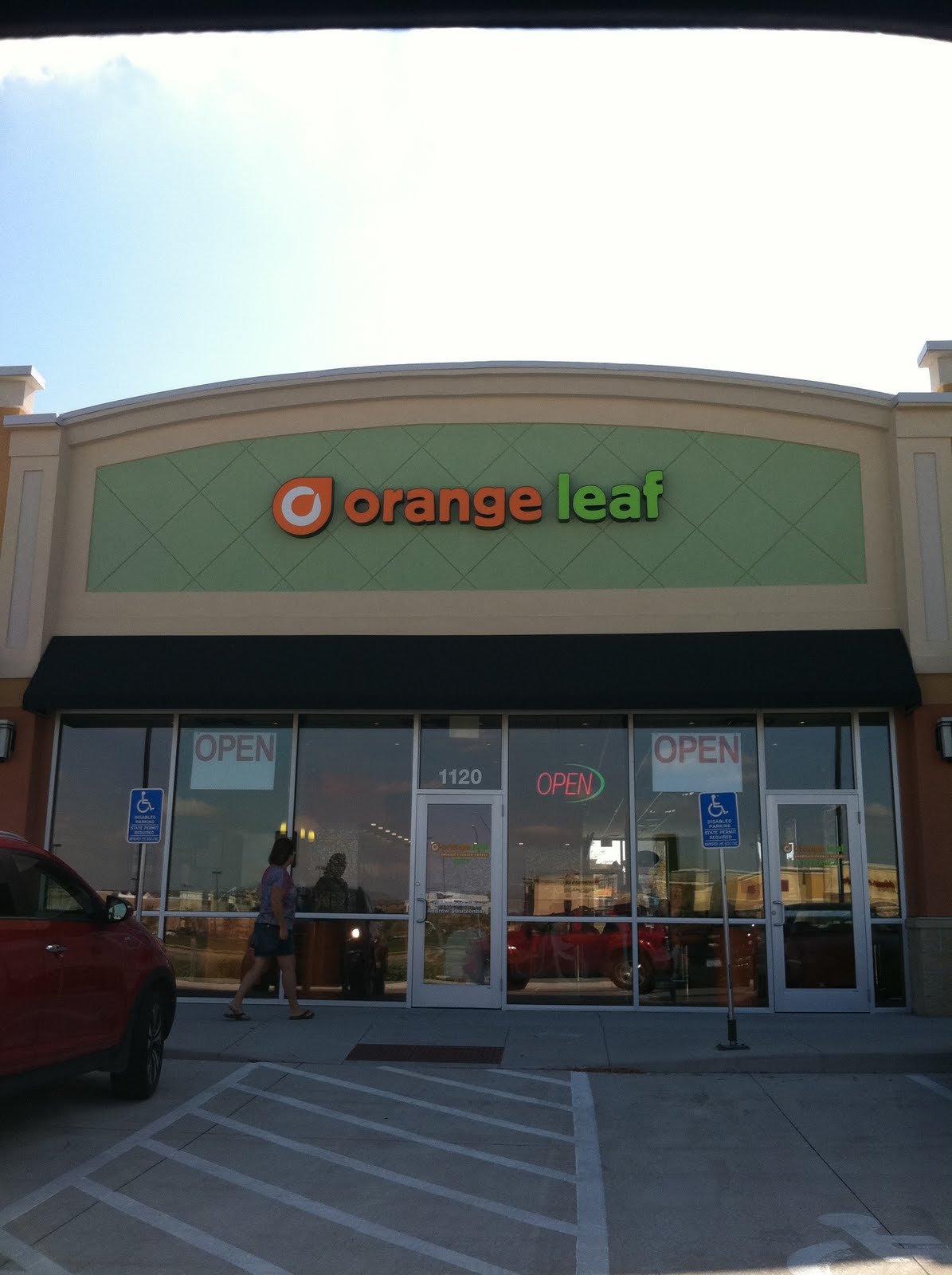 Glitter & Grits: Orange Leaf