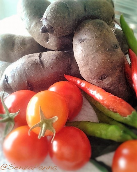 SenzaPanna: Esperimenti in cucina con le patate viola. La ricetta del ... SenzaPanna: Esperimenti in cucina con le patate viola. La ricetta del ...