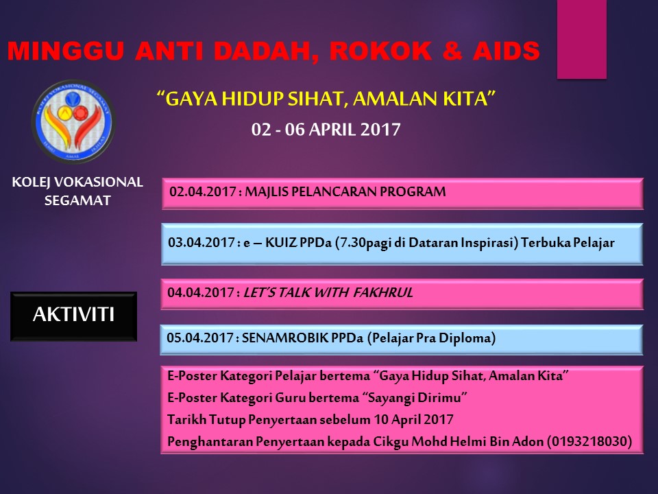 Unit Psikologi Kerjaya KV Segamat: Makluman