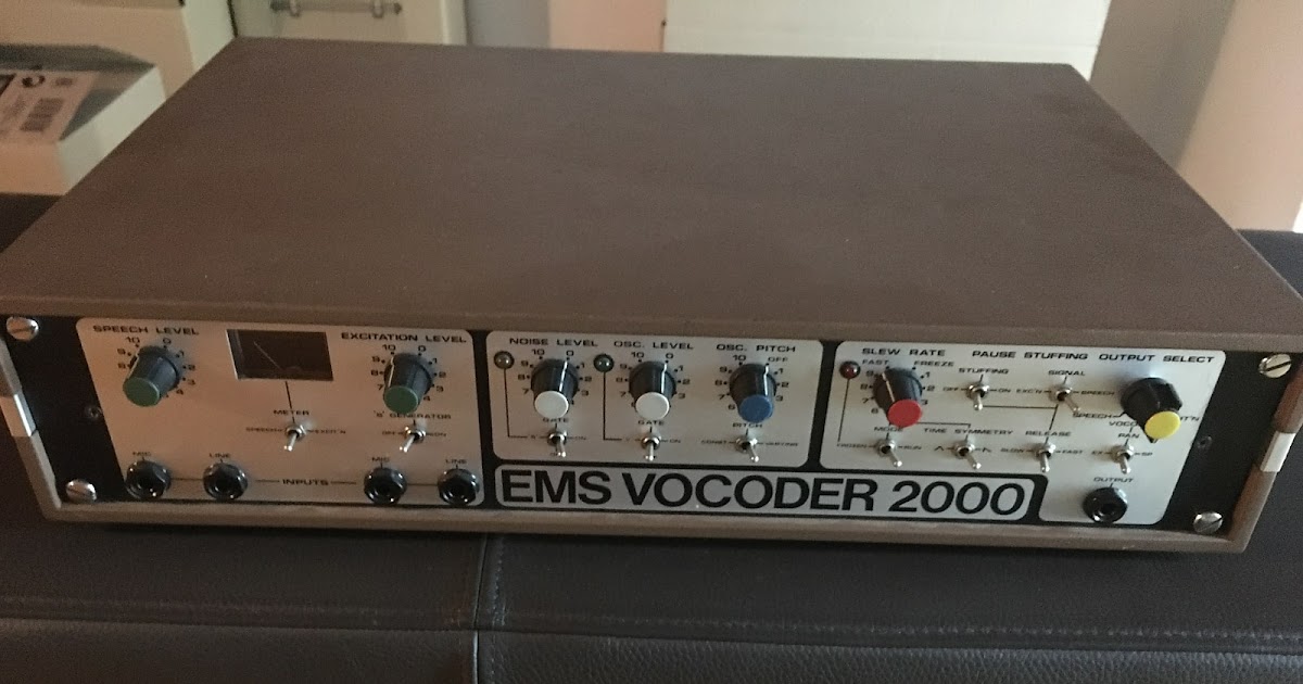 MATRIXSYNTH: EMS System 2000 Vintage Vocoder