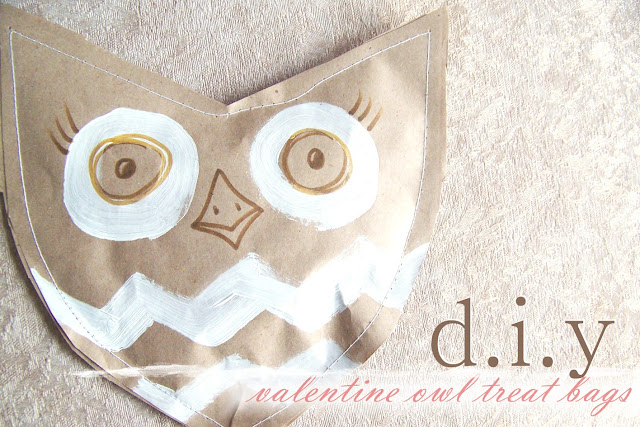Needle and Nest Design: D.I.Y - valentine owl treat bags!