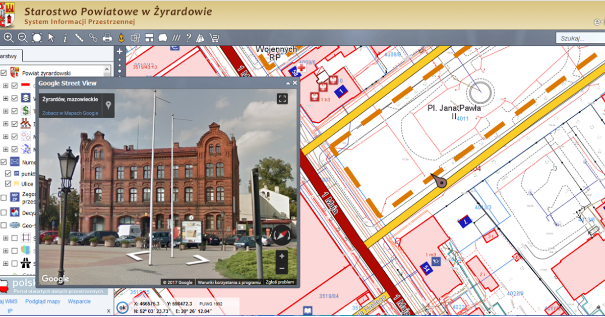 Geo-System Sp. z o.o.: Powiat żyrardowski uruchomił system informacji przestrzennej