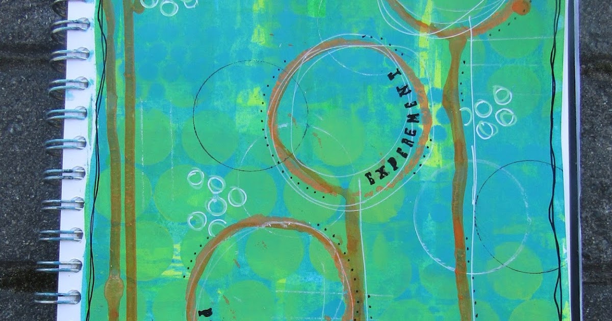 The Artistic Stamper Creative Team Blog: So much Green Journal page by ...