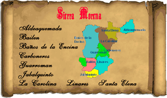 JAEN " Paraiso Andaluz ": Comarcas de Jaen, Pueblos y Ciudades