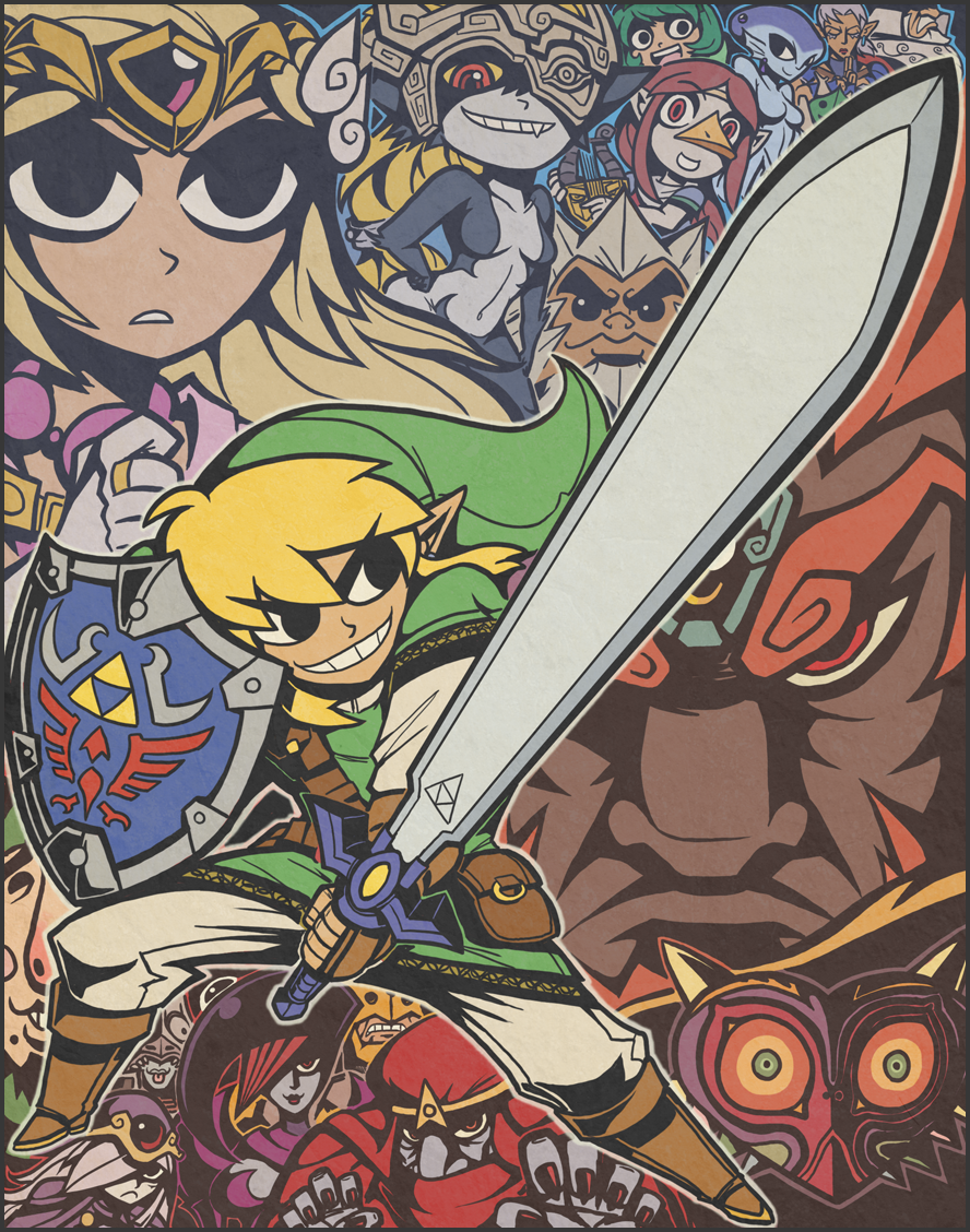 GAMING ROCKS ON: Game Art #6: Zelda Showcase