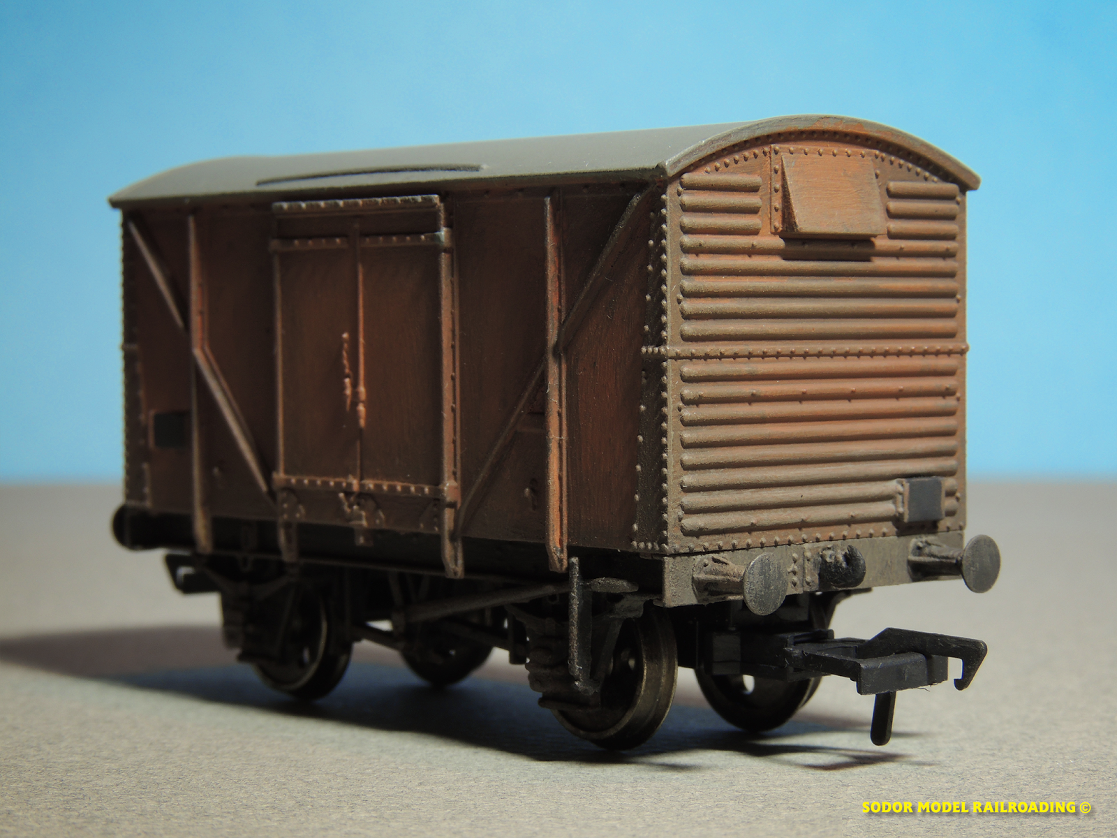 SodorModelRailroading: Fish Van #2: 12 Ton Plywood Vans