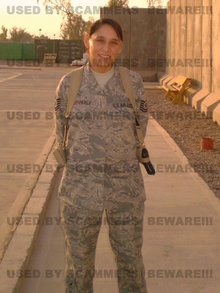 FRAUD FYI: 419 scam email with Stolen Photos from Sgt. Celia Morrison ...