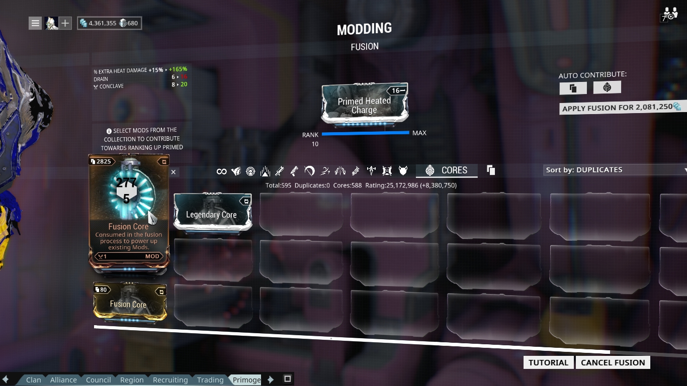 Warframe Chronicles: [MODS] Maxing 10-Rank Mods: Some Insight into The ...