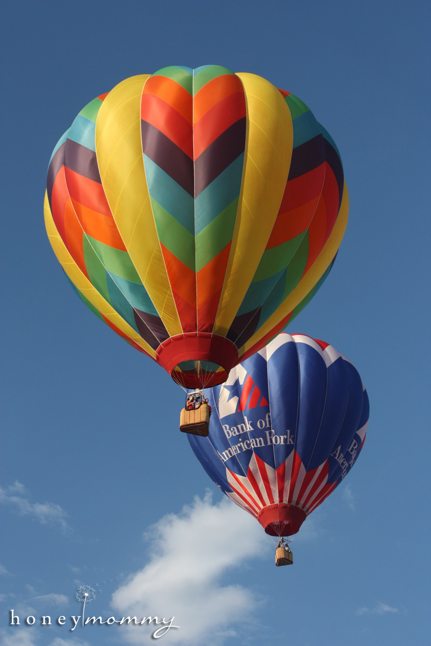 Honey Mommy: Hot Air Balloon Heaven!