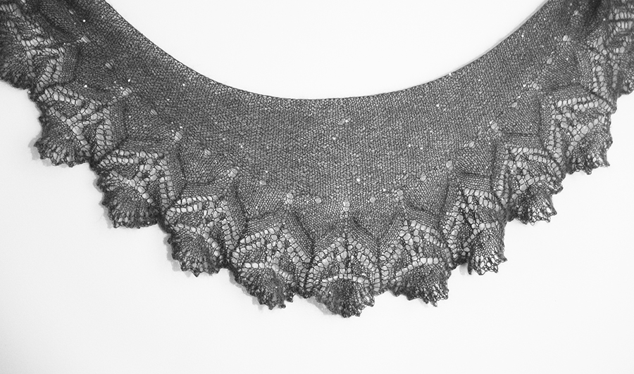 Beaded Shawls Part I: The Lazy Way with Rowan Kidsilk Haze Glamour