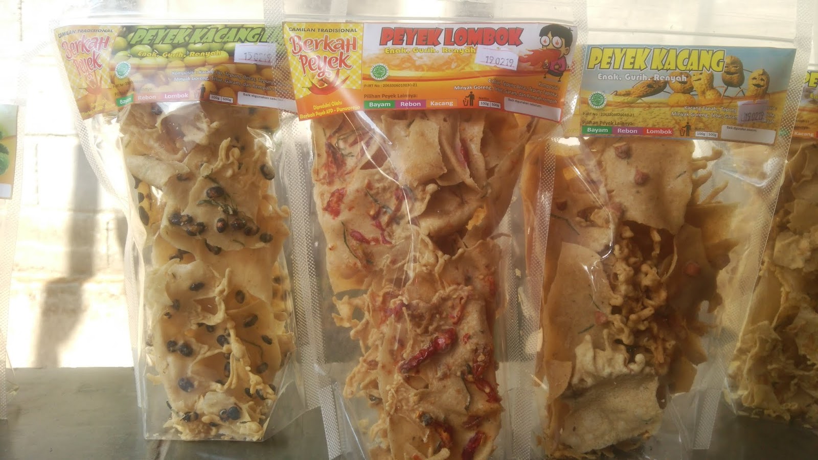 JUAL REMPEYEK / PEYEK ENAK DI KARAWANG: 2018