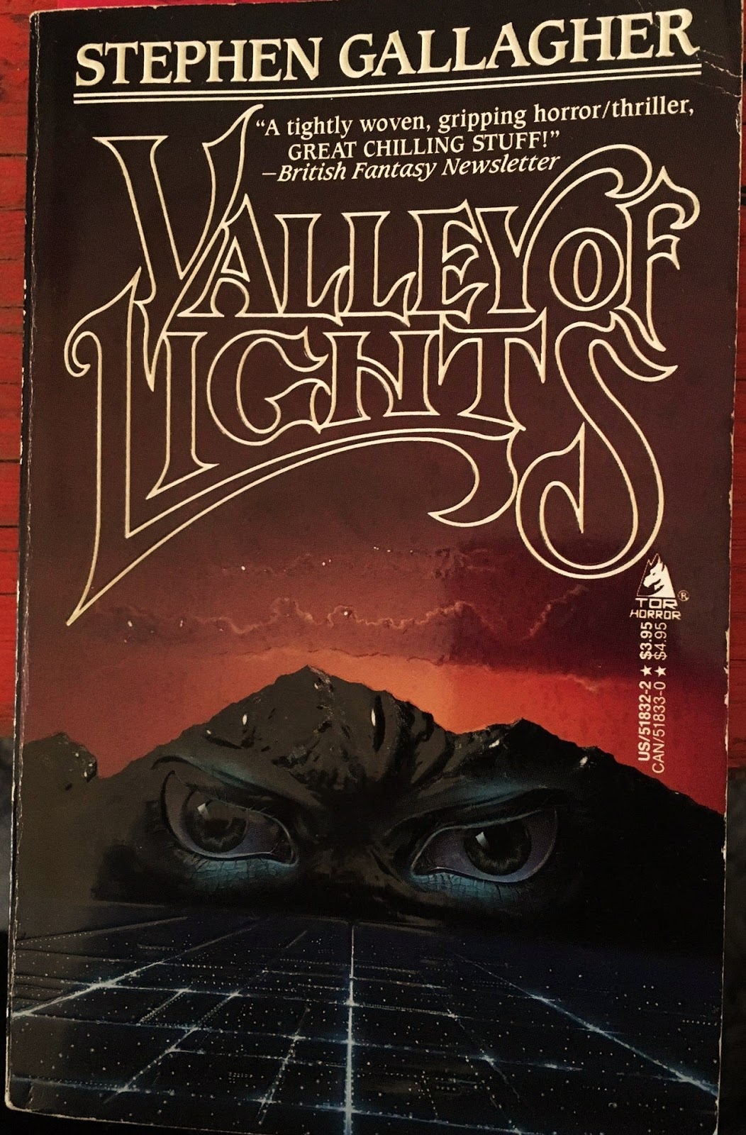 Too Much Horror Fiction: Valley of Lights by Stephen Gallagher (1987 ...