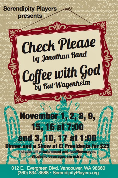 All Things Performing Arts: Check Please & Coffee With God—Serendipity ...
