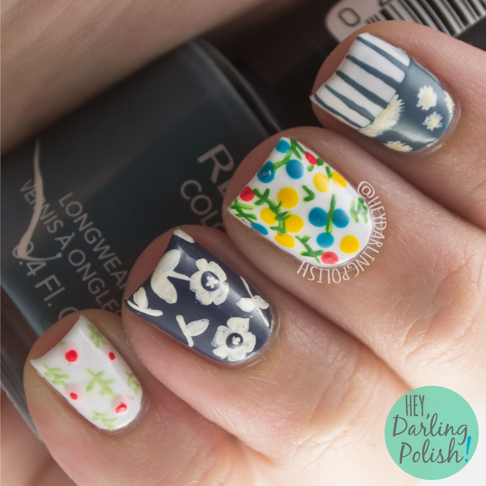 Hey, Darling Polish!: The Nail Challenge Collaborative: Tea Party - Week 4