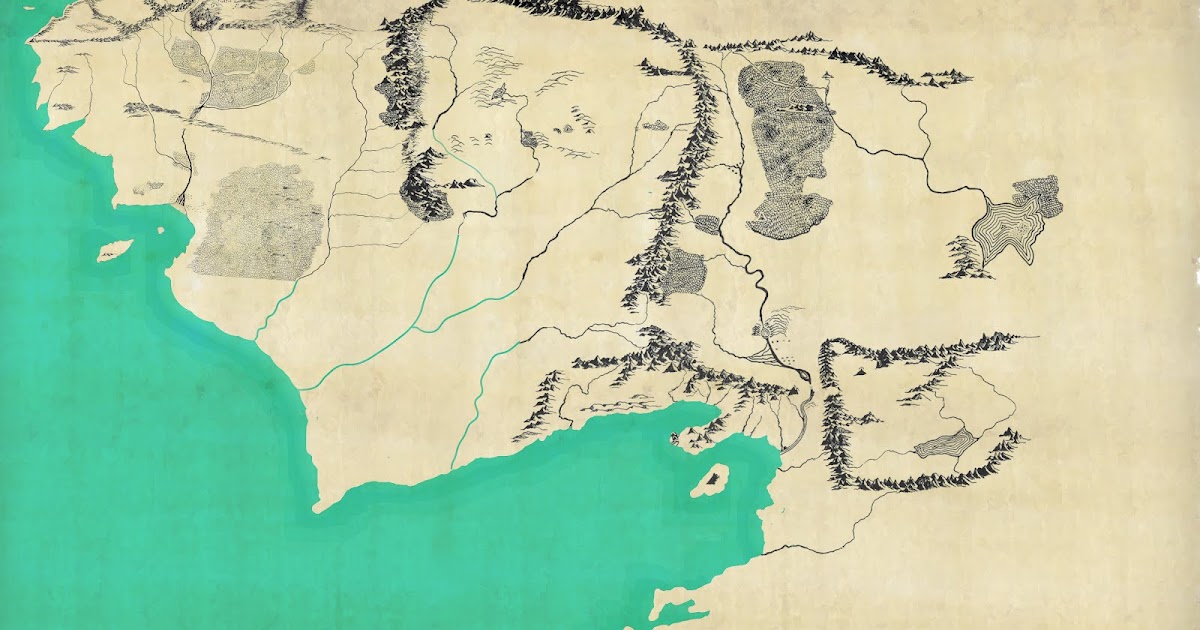 Lalaith's Middle-earth Science Pages: A map of Middle-earth in the ...