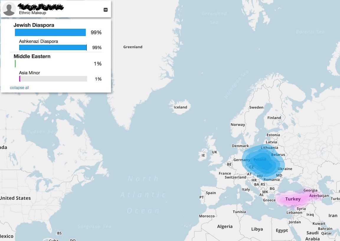A Jewish Genealogy Journey: One Jewish Family's DNA Ethnicity Results