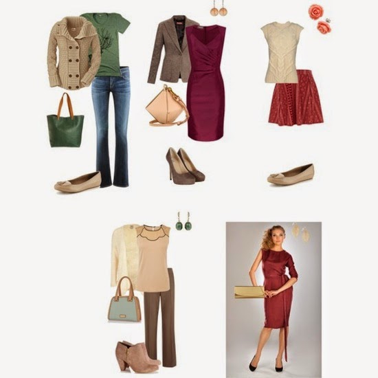 Stagione cromatica Autunno Soft abbigliamento colori