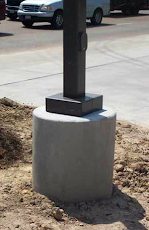 Parking lot light pole installation in Toronto. LED pole light retrofit ...