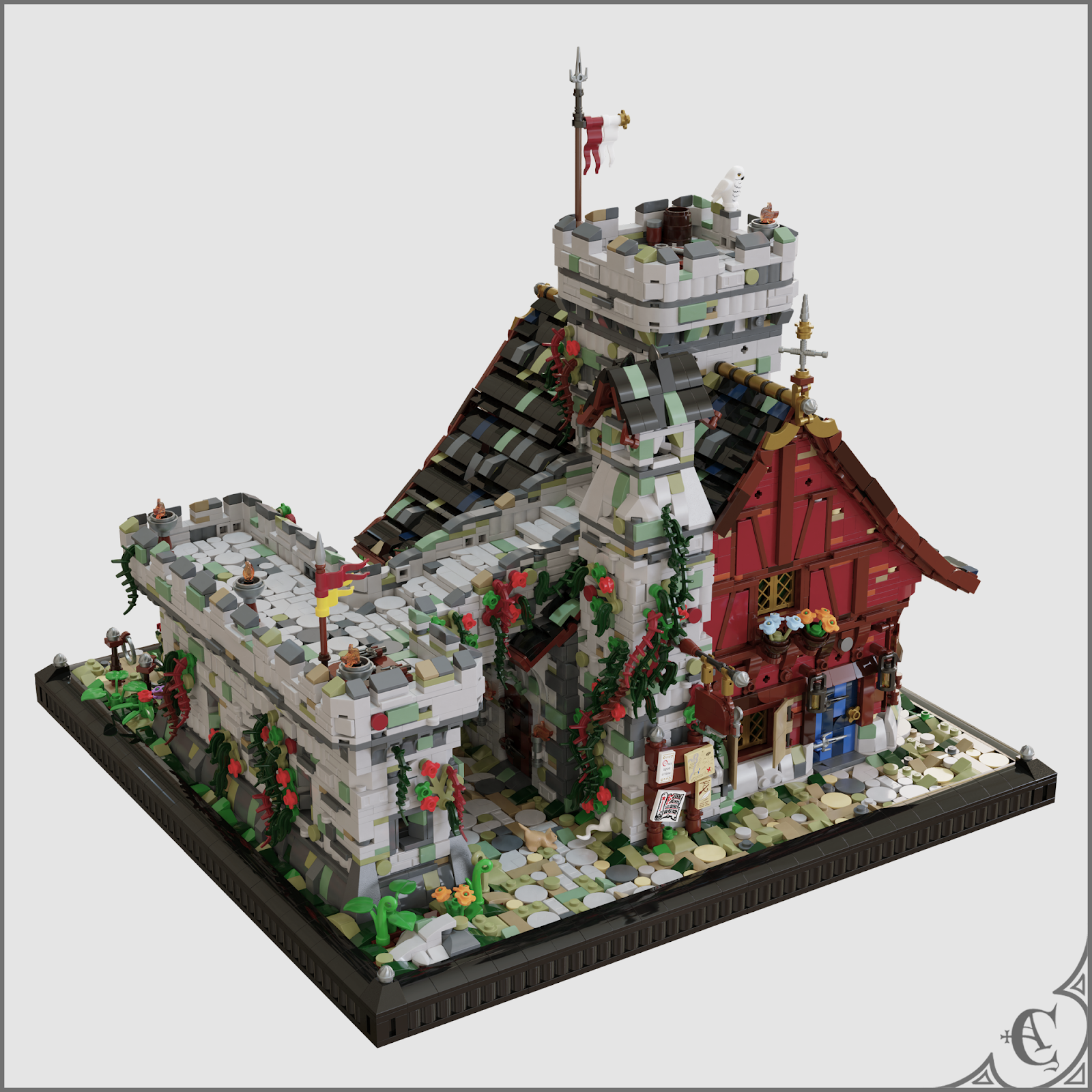 Redux do set 6067 Guarded Inn, por Corvus Auriac
