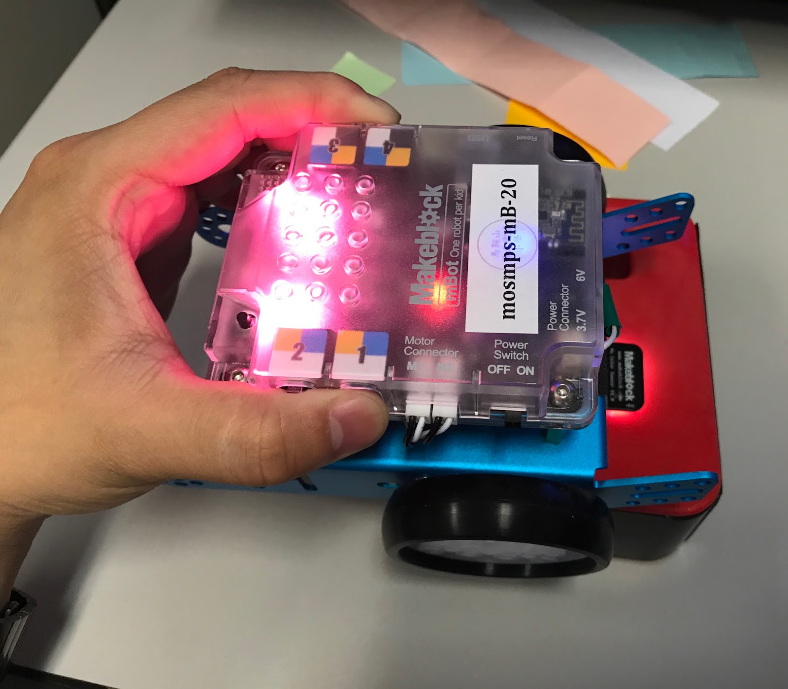 mBot與STEM的教學: Makeblock開箱：顏色辨識 Color Sensor