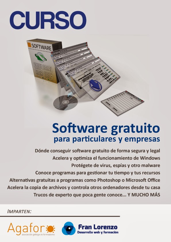 AGAFOR: CURSO ONLINE SOFTWARE GRATUÍTO