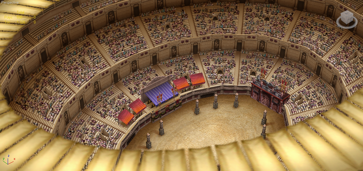 soarecucolti: Rome 3D stage