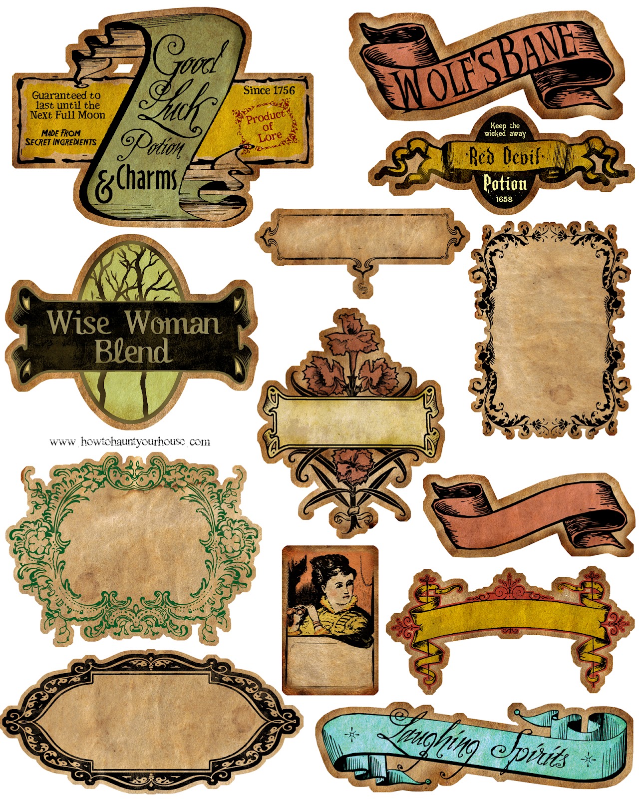 Tracey-anne's Blog: Potion tag ideas