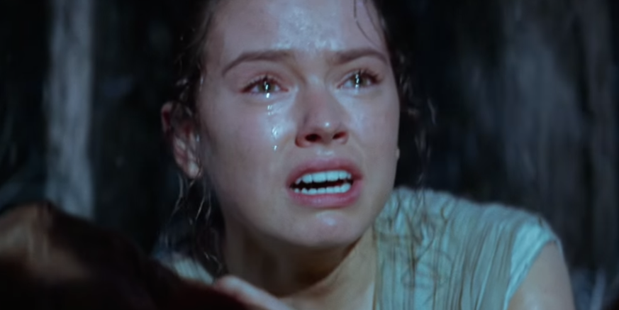 Time to Guess Who Rey is Crying Over in the STAR WARS: THE FORCE ...
