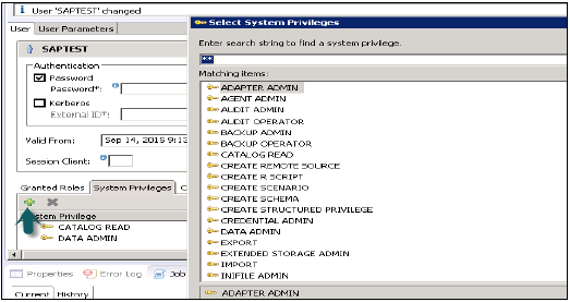 Sap hana studio user parameters - ryopec