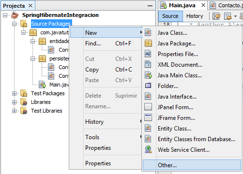 Tutoriales de Programacion Java: Spring - Parte 5: Integración y manejo ... Tutoriales de Programacion Java: Spring - Parte 5: Integración y manejo ...