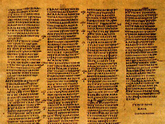 De lo humano a lo divino: CODEX SINAITICUS O CÓDICE SINAITICO
