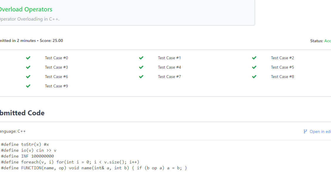 Hacker Rank Solution For Preprocessor Solution In C