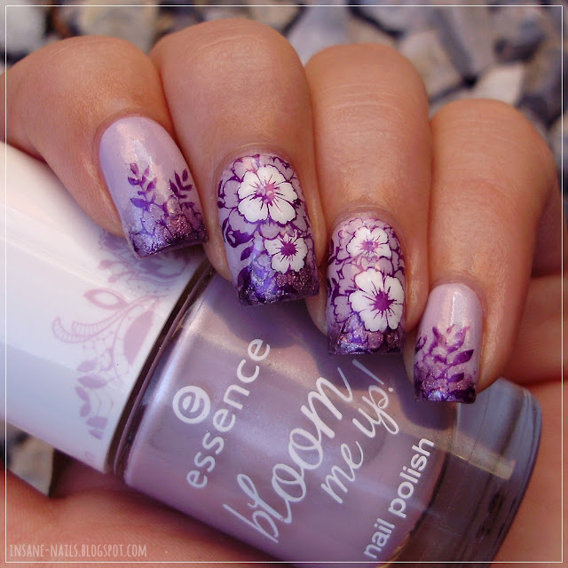 Lavender floral nails | BPL-024 - insane4nails