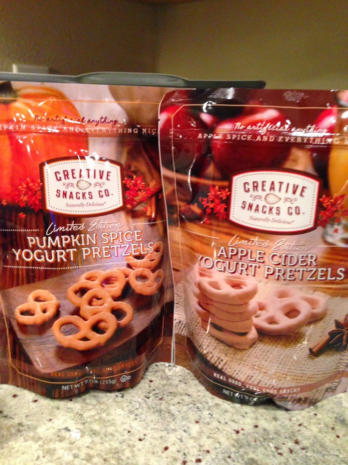Brier Review: Creative Snack Co Pumpkin Spice and Apple Cider Yogurt ...