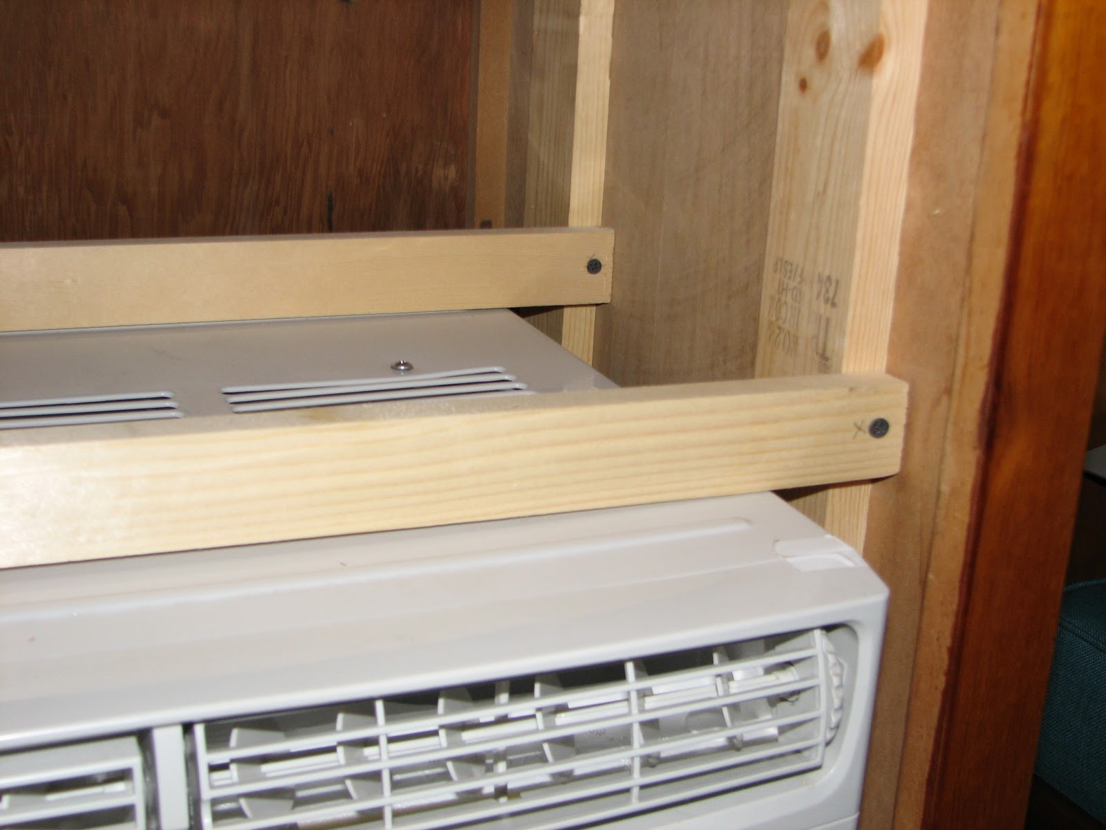 sweet home shasta: Installing a/c: final installation of a/c unit and ...