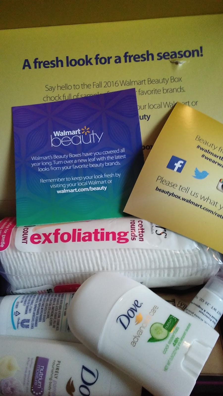 Particular Products: Walmart Beauty Box - Fall 2016