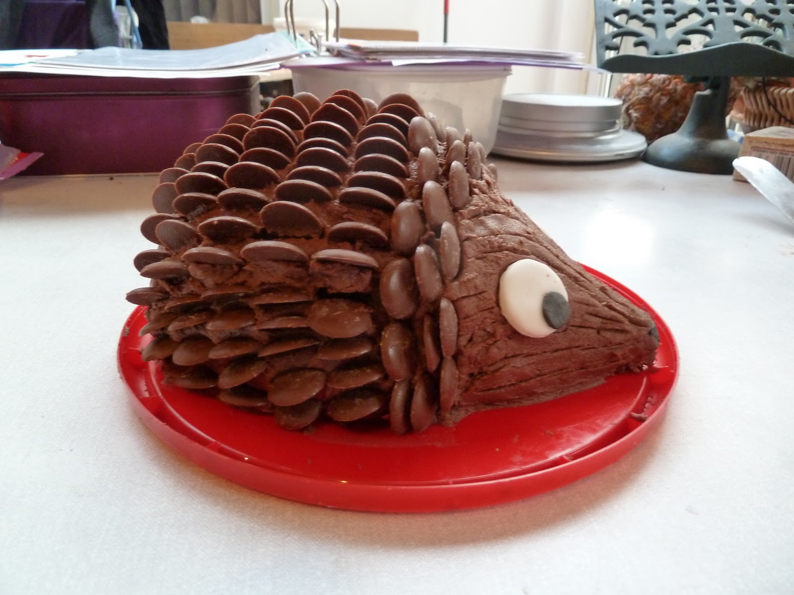 Cat's Baking: Intensely Chocolatey Hedgehog Cake