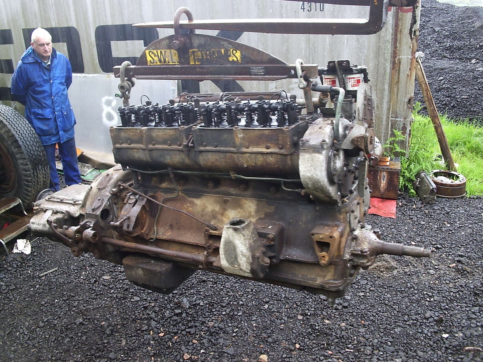 Albert the Albion Bus: Rescue Restore and Repatriate 2012: The Engine ...