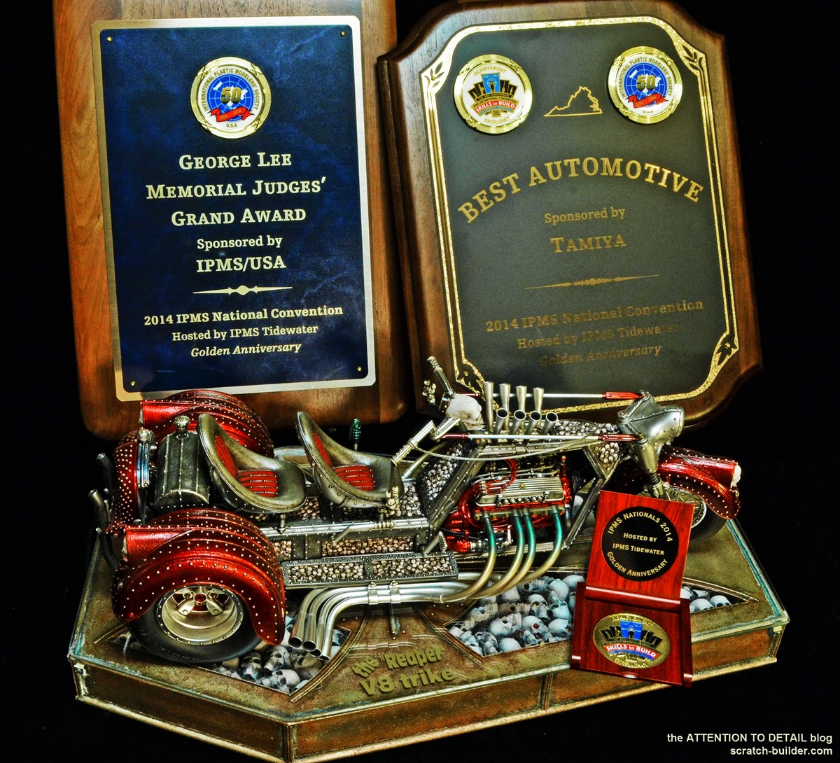 the REAPER V-8 Trike-JUDGES GRAND AWARD (BOS), BEST AUTO & 1st Place ...