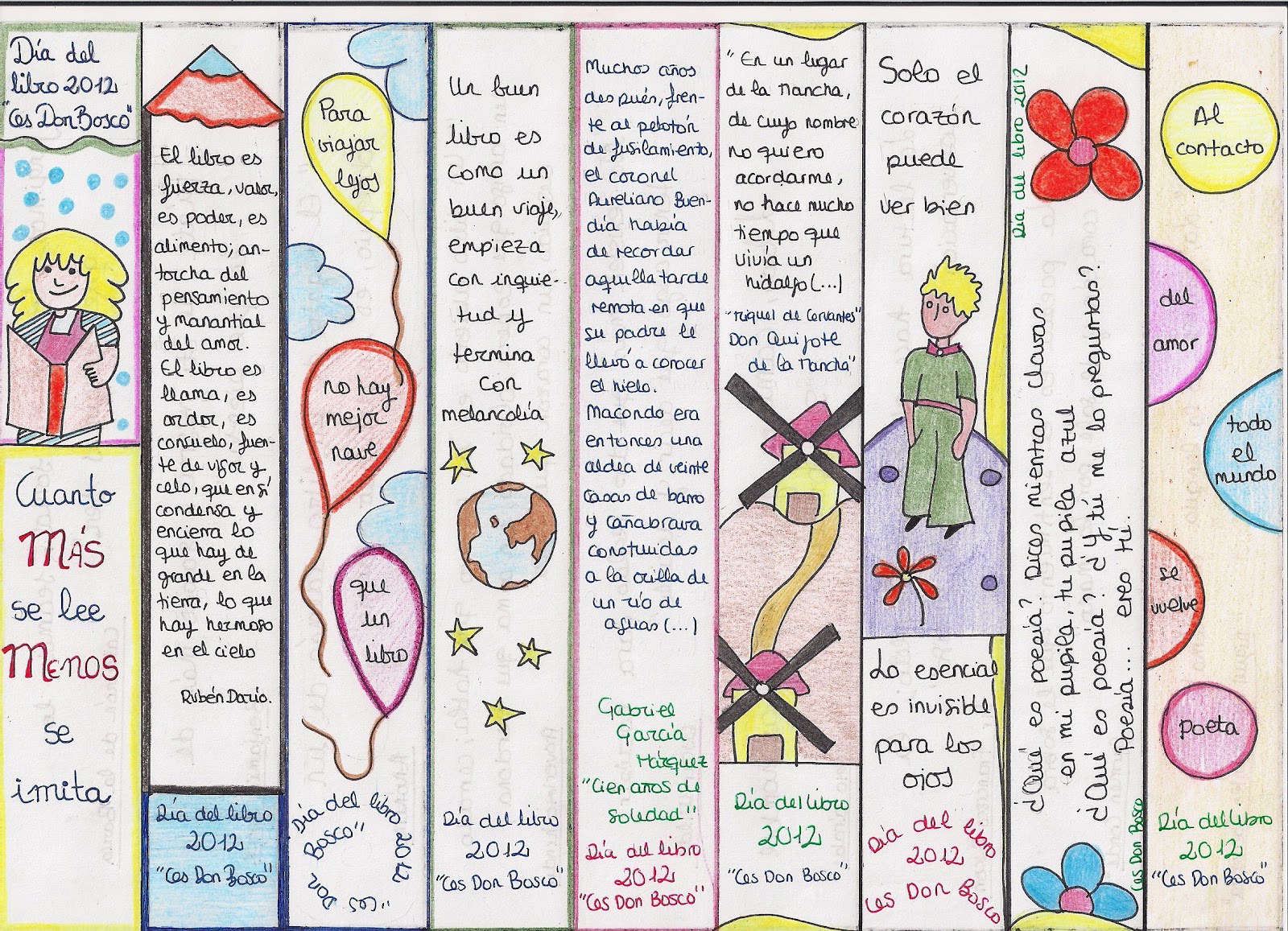 Pasen y lean: Marcapáginas para el día del libro